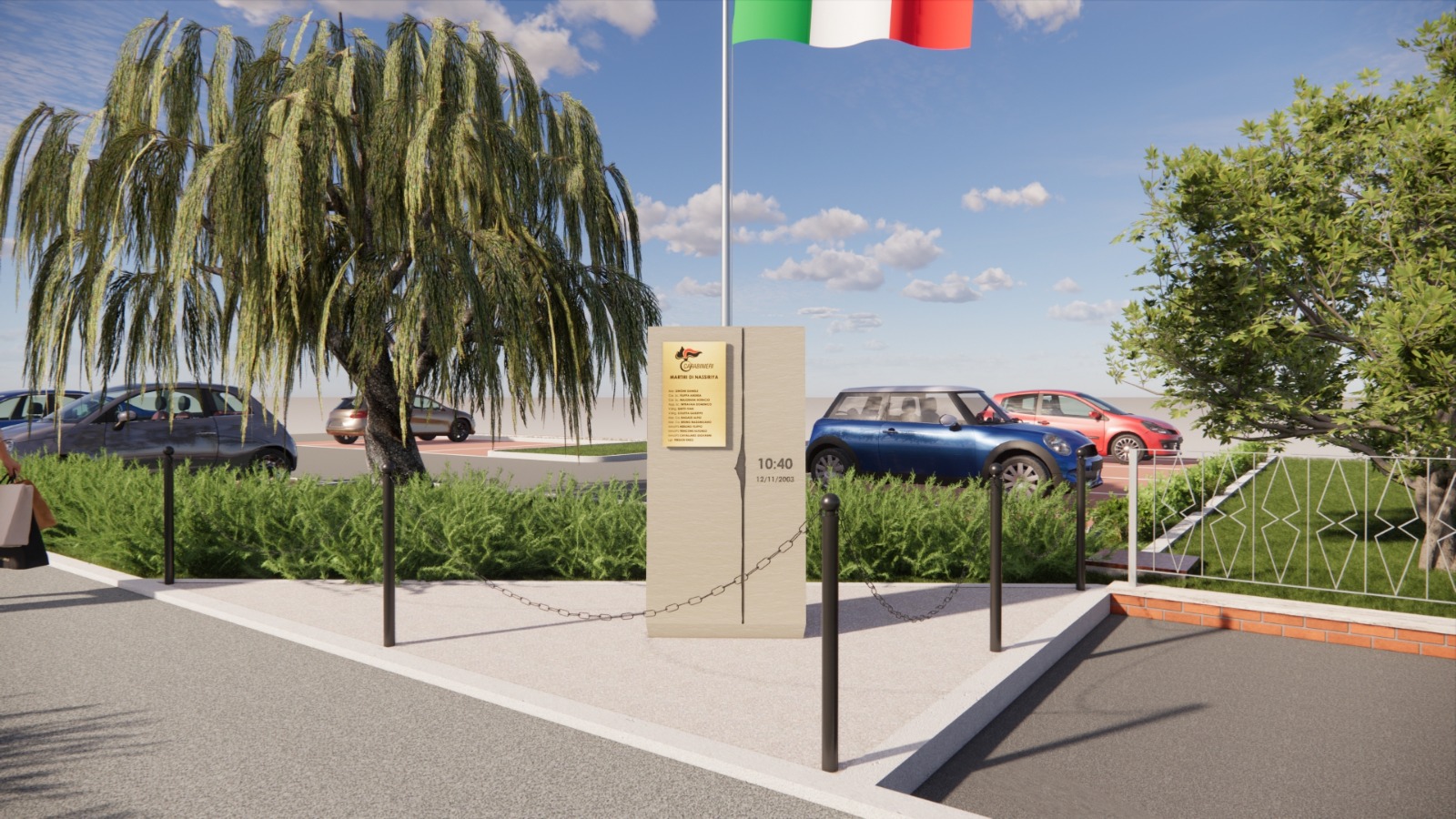 San Clemente, inaugurazione del monumento ai Caduti di Nassirya